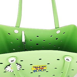 JULAI Charm Accessories for Bogg Bag Insert - Cute Decorative Charm Perfect for Customizing Your Bags Rubber Beach Bag Accessories Charms 3pcs