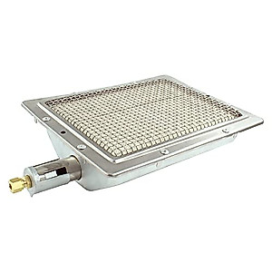 MOFLAME Ceramic Infrared DIY Heating Gas Burner with Gas Intake Nozzle Parts for Outdoor Indoor Heater, BBQ Stove.Oxyhydrogen Burner