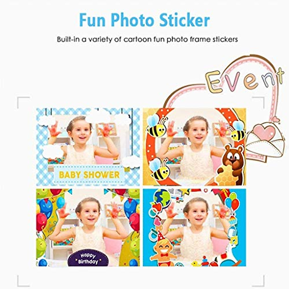 LKYBOA Digital Camera for Kids Gifts, Camera for Kids 3-10 Year Old 2.4 Inch Displaywith 2019 Upgraded (Color : A)