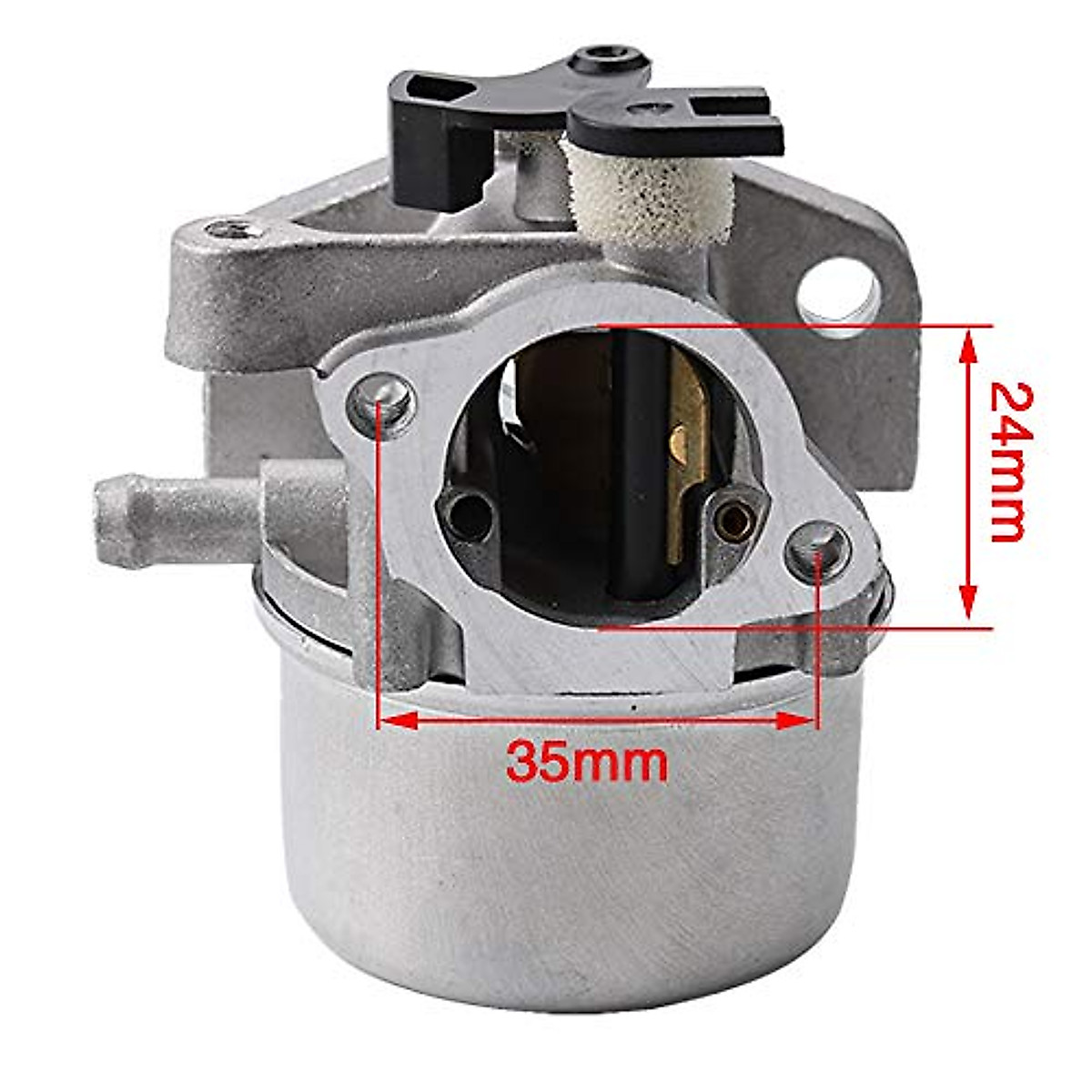 Powtol 799866 Carburetor with 491588 491588S for Briggs and Stratton 190CC 725EX 790845 799871 796707 794304 Engines Toro Craftsman Troy Bilt 6.75 Lawn Mower