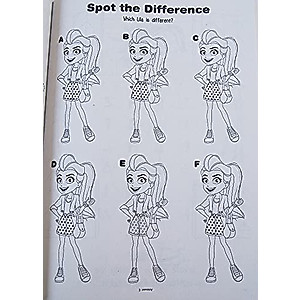 Polly Pocket Coloring and Activity Book -Colortivity Adventure- 80 Pages