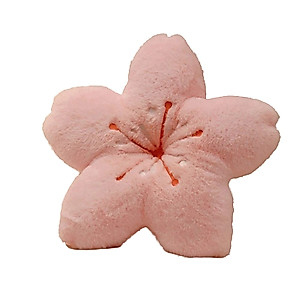 Seat Pillow Cushion Pad of Sakura of Lower Shaped - 16Inch Wide Non-Slip Chair Cushion Plush Chair for Sofa Living Room Bedroom Pink 1