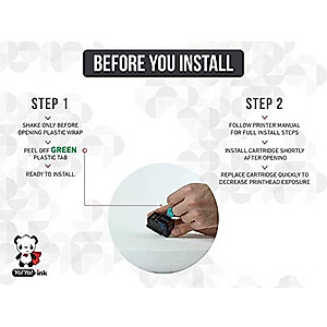 YoYoink Remanufactured Ink Cartridges Replacement for Canon PG-40 CL-41 (1 Black, 1 Color; 2 Pack)