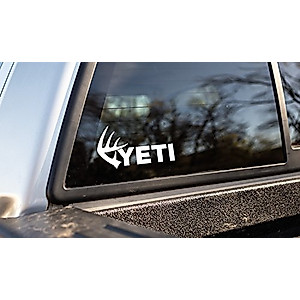 YETI Sportsman's Decal Whitetail Shed White