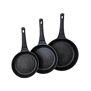 Generic D&W Nonstick Skillets and Pans, Deane White - DW Cookeware - D&W - D and W, skillets, sauce pans, pots and more. (Black/Black, 11""), DWpnspts324