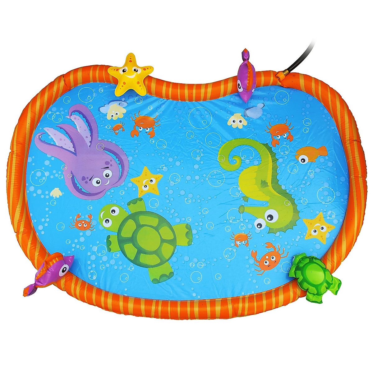 BANZAI 58 Inch Sprinkle Friends Play Mat, Watermat