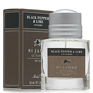 St James of London Black Pepper & Lime Cologne, 1.69 oz