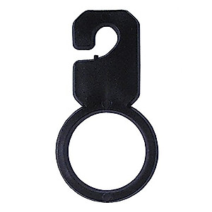 NAHANCO 6C1-100 Black Scarf Hanger - 100 (Pack of 100)