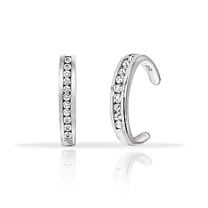 Hoops & Loops Sterling Silver Chanel Toe Ring