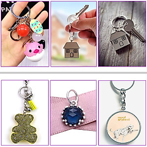 600 Pcs Silver Plated Jump Rings Split Rings Circle Clasp Connecting Rings Jewelry Necklace Bracelet Pendant Choker Charm Loops DIY Craft Earring Making Supplies (6 mm)