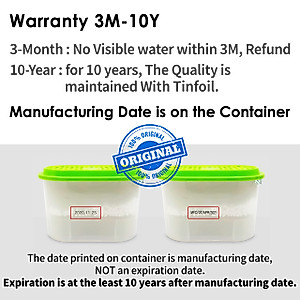 SUNNY HOME (30 Pack) 17.7oz (Max capa) Unscented for Home. Moisture Absorbers, Odor Eliminator, Dehumidifier, and Deodorizer for Closet, Bathroom, Kitchen, RVs