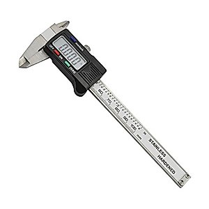 iKKEGOL Precision 100mm 4 Inch Digital Electronic Gauge Stainless Steel Vernier Caliper Micrometer (Small)
