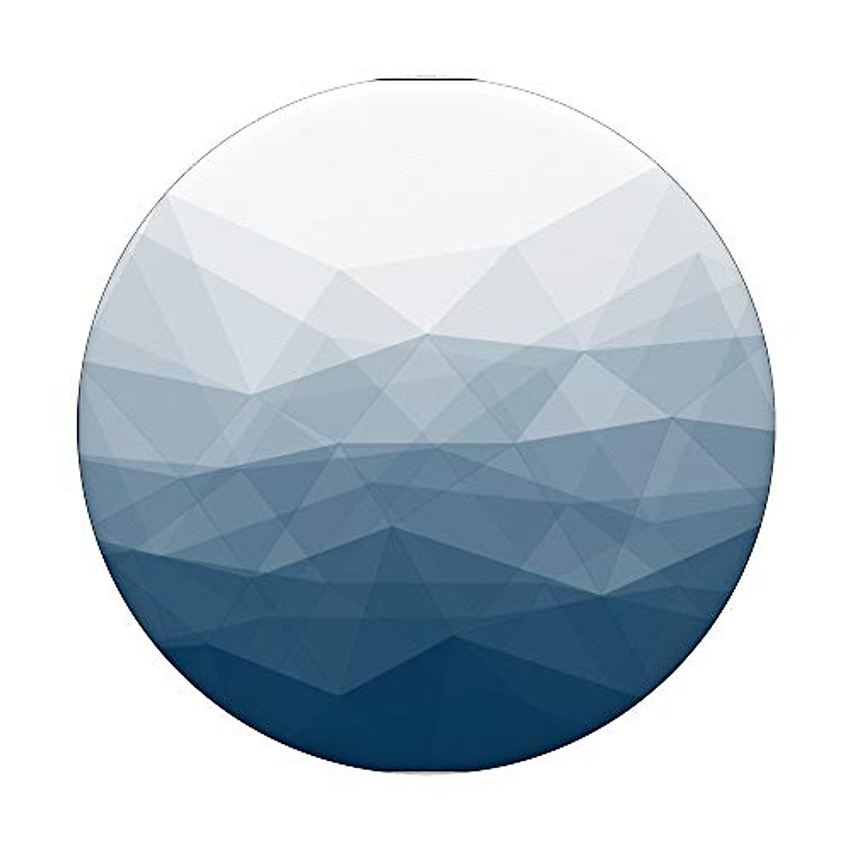 Blue Sea Sky Geometric Abstract Graphic For Men & Women PopSockets Swappable PopGrip