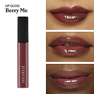 Mented Cosmetics | Berry Pink Lip Gloss Shade, Berry Me | Vegan, Paraben-Free, Cruelty-Free Gloss Topper | Long Lasting and Moisturizing Lipgloss