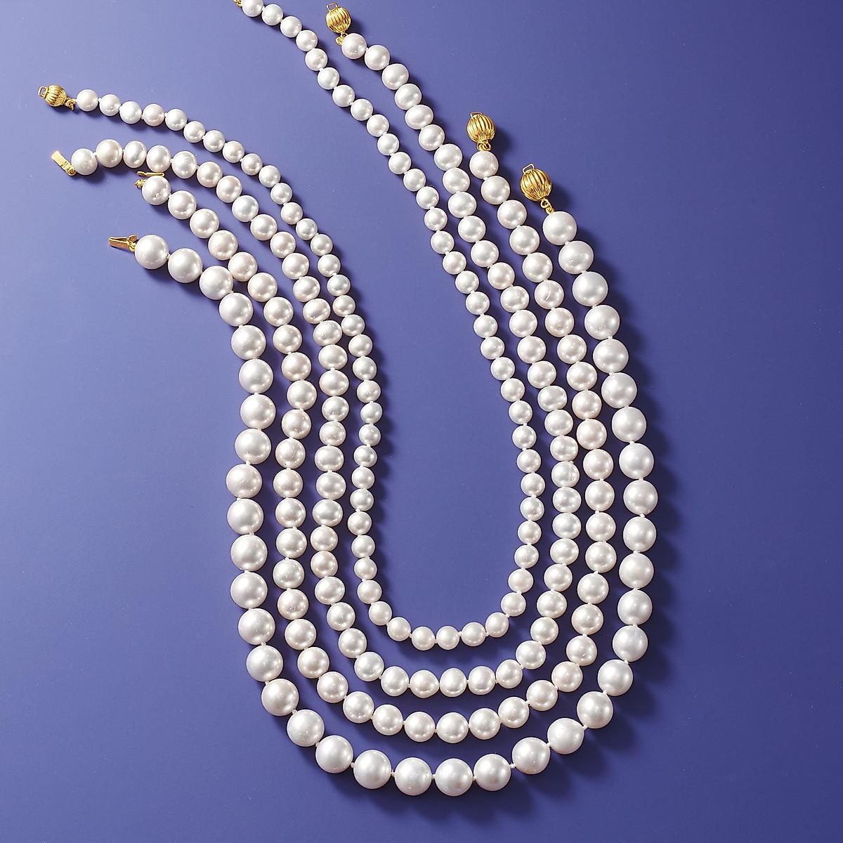 Ross-Simons 7-8mm Cultured Pearl Necklace With 14kt Yellow Gold. 18 inches