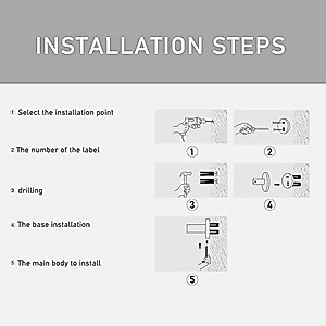 AOZITA Double Towel Hook Matte, Stainless Steel Hand Towel Holder Wall Mount for Bathroom, Bedroom, Kitchen