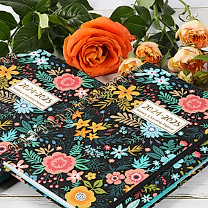 2024-2025 Planner - Planner 2024-2025, July 2024 - June 2025, Weekly & Monthly Planner with Tabs, 6.37" x 8.46", Hardcover + Inner Pocket + Thick Paper - Colorful Flower