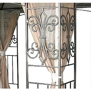 Garden Winds Colonial Estates/Mika Ridge/River Delta Gazebo Replacement Canopy Top Cover - RipLock 350