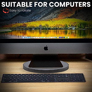 Meiwlong 3.9 Inch Lazy Susan Swivel Plastic Turntable Rotating Heavy Duty Stand for Organizer Bins Potted Plants Spice Cabinets Crafts Table Lamps Model Base Window Display