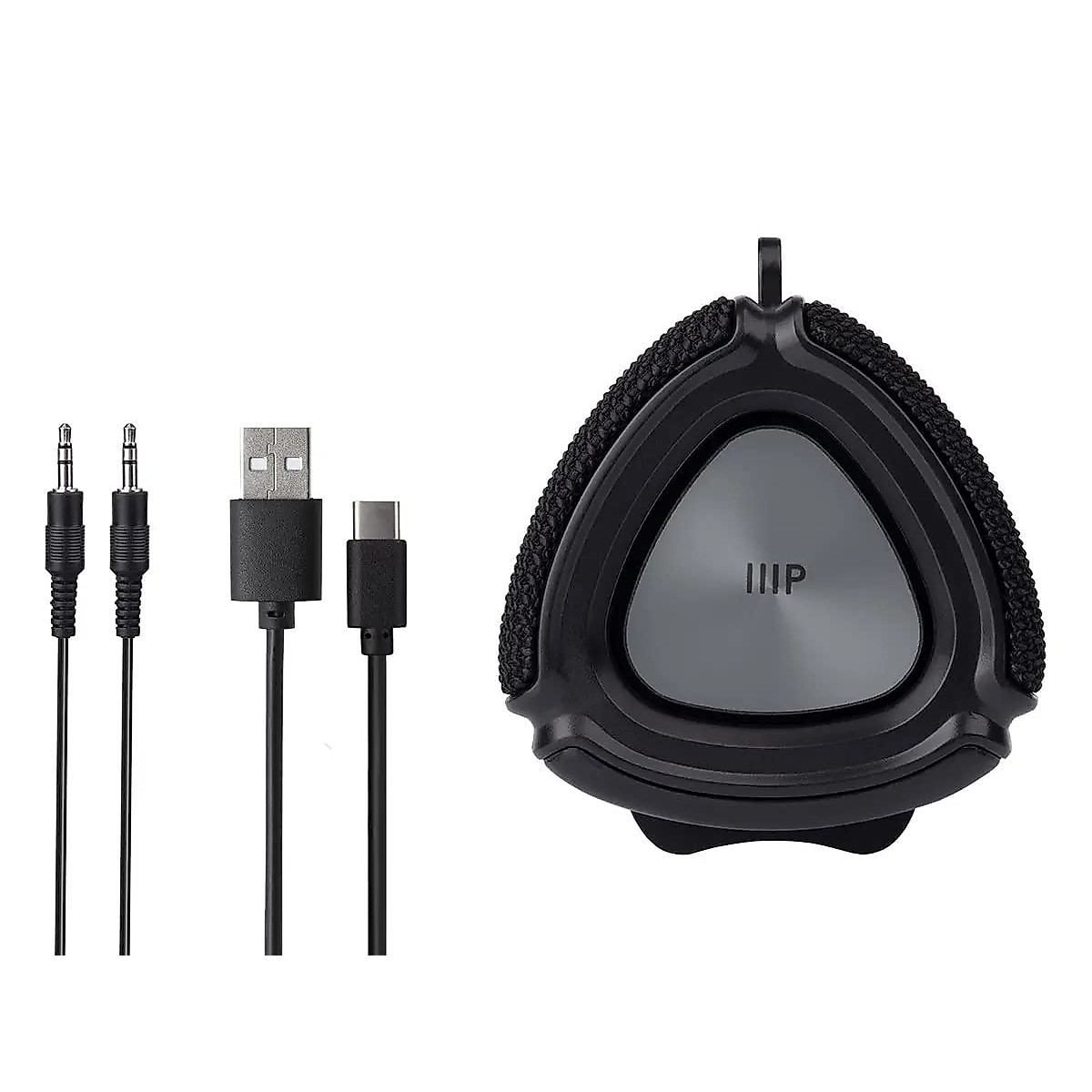 Monoprice Harmony Reuleaux Portable Bluetooth Speaker | IP67, Waterproof, TWS, Built-in Power Bank, 12 Hour Playback, for Home, Outdoor, Travel