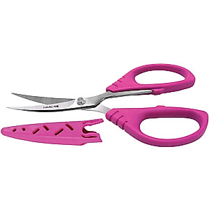 Havel's Sew Creative 5-1/2-Inch Curved Tip Sewing/Quilting Scissors-Pink Comfort Grips