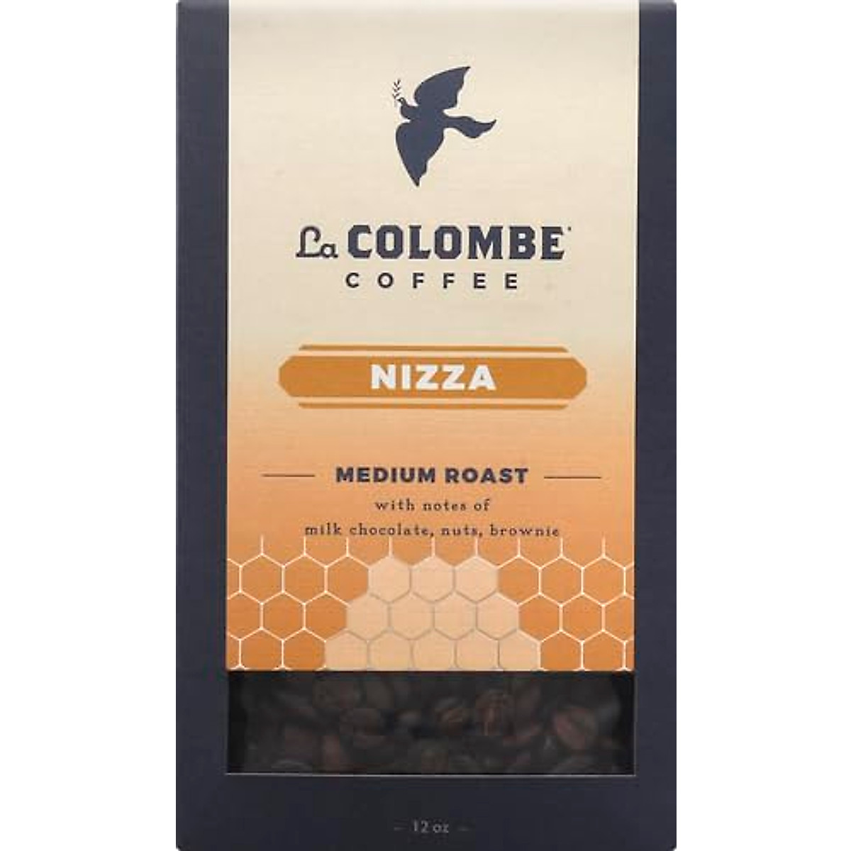 La Colombe Nizza Medium Roast Whole Bean Coffee - 12 Ounce, 4 Pack - Notes of Milk Chocolate, Nuts & Browniewith a Honey-Sweet Roasted Nuttiness