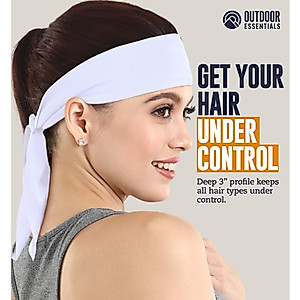 Tie Headband for Women & Men - Ninja Headbands, Head Tie for Running, Basketball, Football & Athletics,Cooling Headband