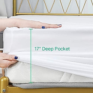 cotton-choice 6 Piece Full Size 600 Thread Count Bedding Sheet Sets 100% Pure Cotton Premium Sheet Set Easy Fit Upto 17 Inch Deep Pocket - Pink Solid