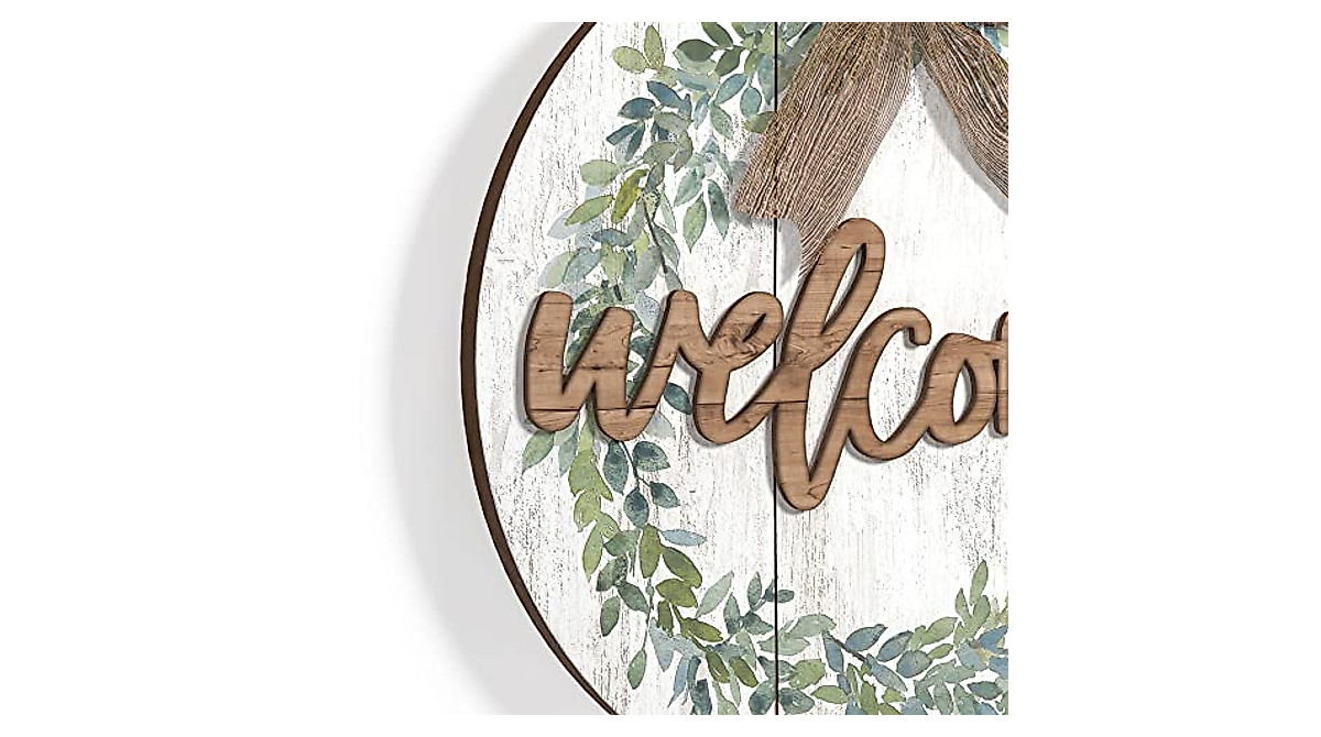 Rustic Wood Welcome Sign for Farmhouse Decor | Barnyard Designs