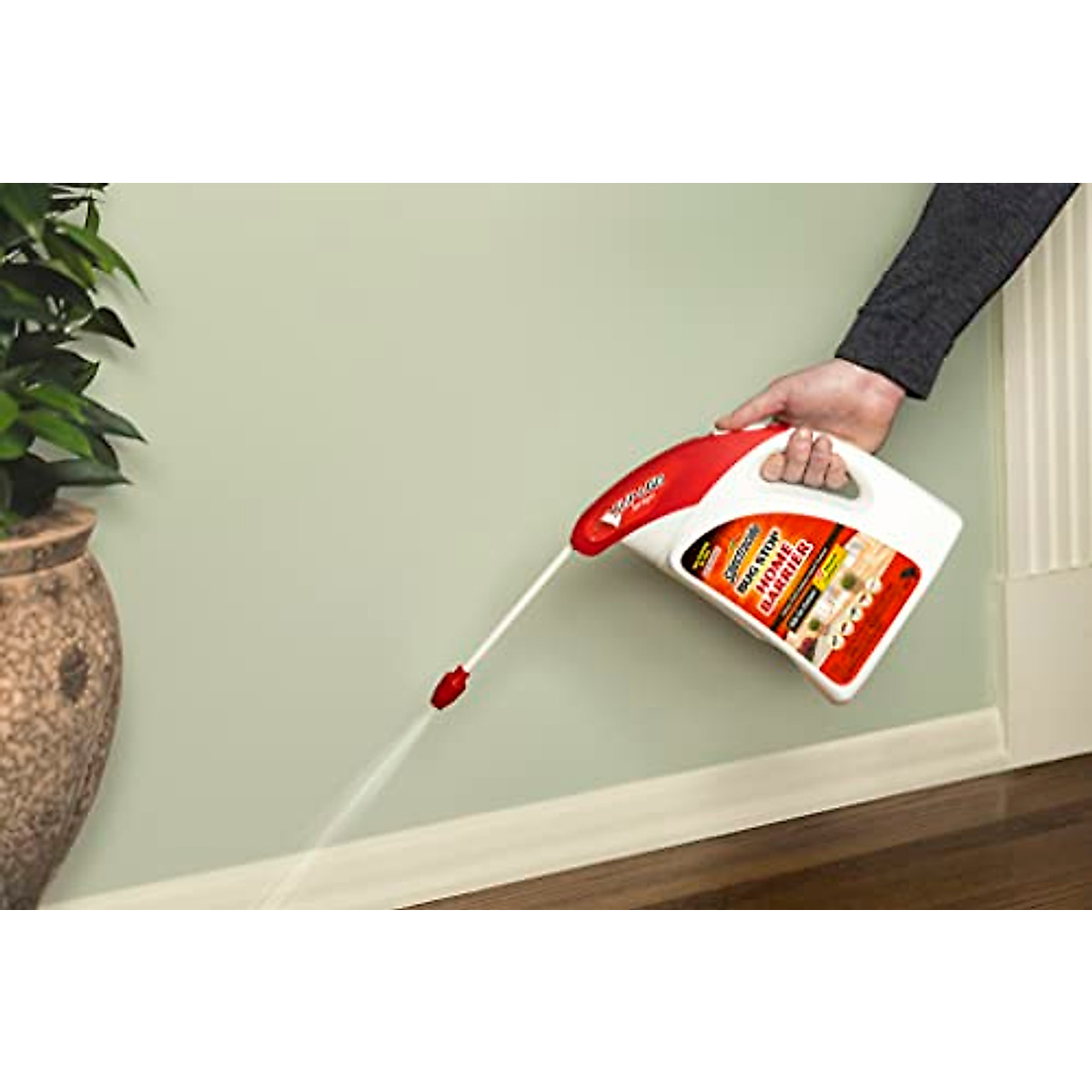 Spectracide Bug Stop Home Barrier Indoor Plus Outdoor Bug Control With Flip & Go Sprayer Kills Ants, Roaches and Spiders on Contact, 0.5 Gallon, 1 Pack