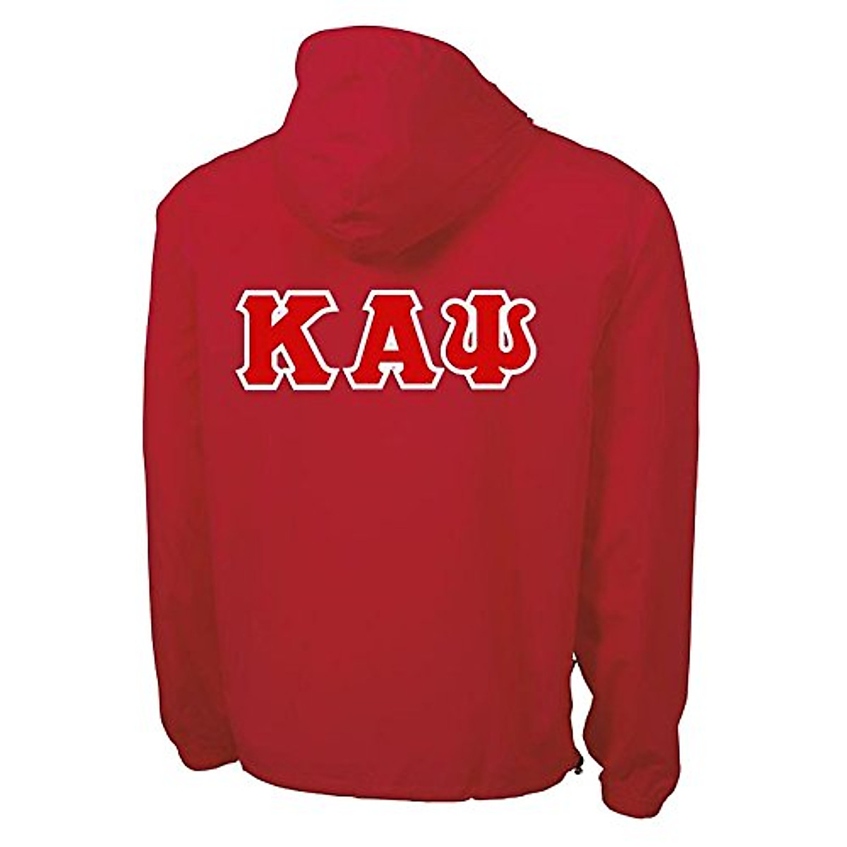 Kappa Alpha Psi Tackle Twill Lettered Pack N Go Pullover 2X-Large Red