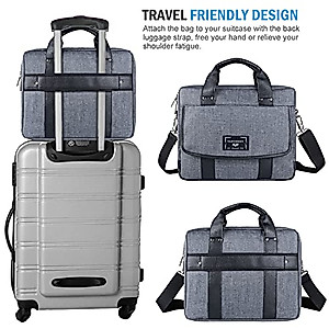 Laptop Shoulder Bag 11.6 12 12.9 Inch Sleeve for iPad Pro 13/Air 13, iPad Pro 12.9, Surface Pro 11/10/9/8/X/7, Galaxy Tab S9 S8 A9 Plus