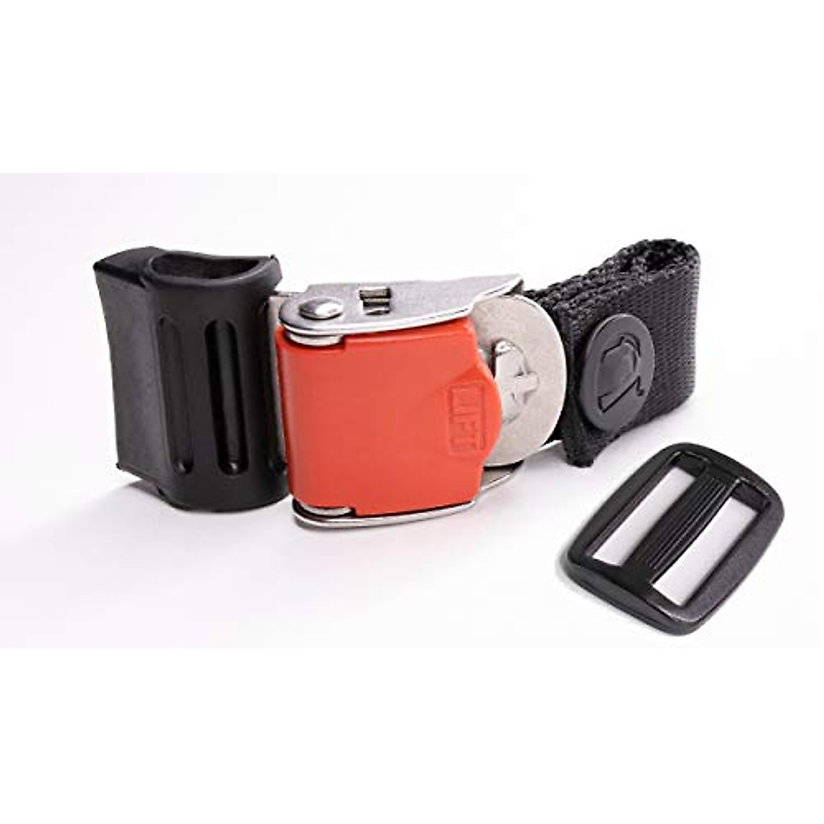 Helmet Quick Release Buckle Kit Ratcheted Stainless Steel Helmet Chin Strap Adapter