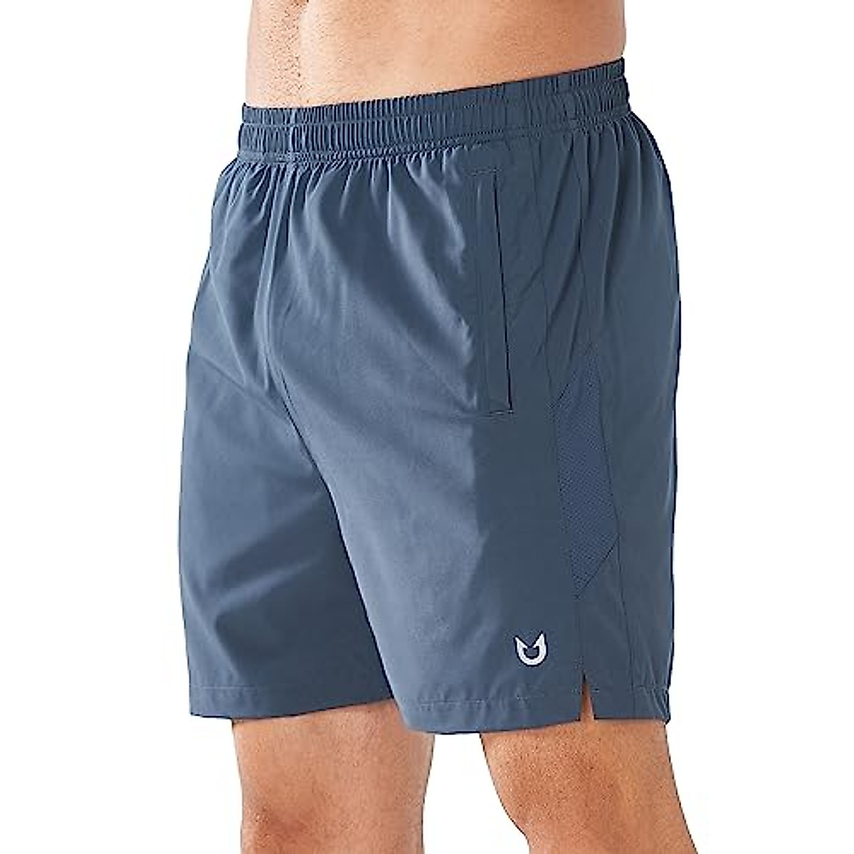 NORTHYARD Men's Running Athletic Shorts 5''/7'' Workout Gym Tennis Quick Dry Short for Active Training with Pockets COOLGREY-XL