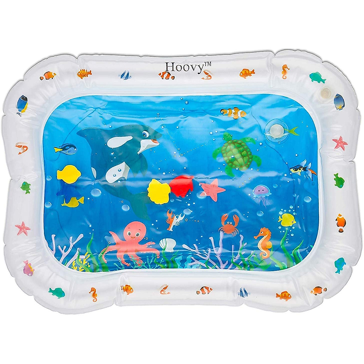 Hoovy Tummy Time Water Mat Baby Water Play Mat, Fill ‘N Fun Water Play Mat for Children and Infants, Fun Colorful, Play Mat Baby