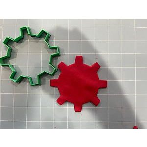 Gear Cookie Cutter (4 inch)