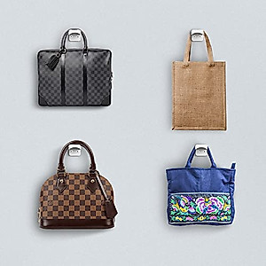 ICERO Hat Hooks for Wall (8 Pack),Hat Hangers for Wall,Hat Rack,Baseball Cap Holder,Hooks for Disney Ears,The Option to Stick or Screw into The Wall,Super Sturdy,White