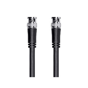Monoprice Viper Series HD-SDI RG6 BNC Cable - Dual Copper and Aluminum Shielding, 75-ohm Impedance, 18AWG, 100 Feet, Black