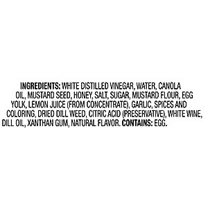 Amazon Brand - Wickedly Prime Mustard, Dill, 11.75 Ounce