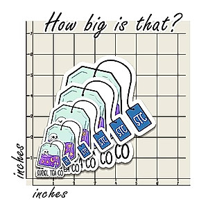 Miraki Suriel Teaco Stickers, Fantasy Book Stickers, Bookish Sticker, Kindle Stickers, Water Assitant Die-Cut Vinyl Stickers Decals for Laptop Phone Kindle Journal Water Bottles, Stickers