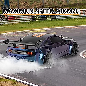 iBlivers RC Drift Car, 1:14 Remote Control Car 4WD Drift GT RC Cars Vehicle High Speed Racing RC Drifting Car Gifts Toy for Boys Kids