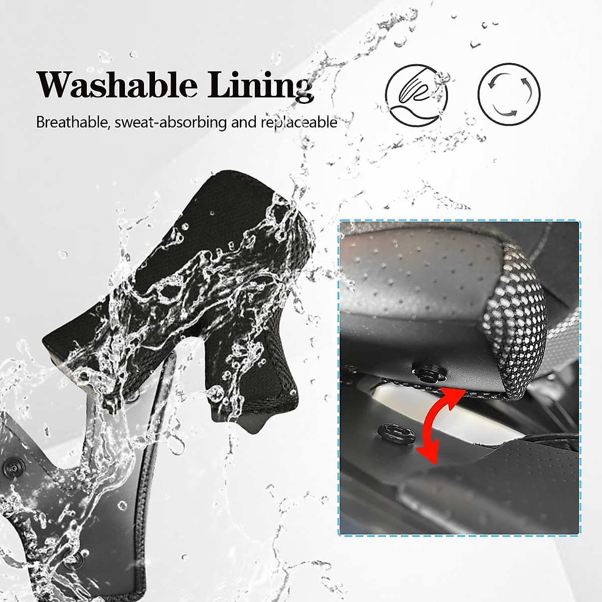 Blue Youth Kids Dirt Bike Helmet, DOT Approved Full Face Motocross Helmet 4Pcs Set, ATV BMX Off-Road 4-Wheeler Quad Motorycle Helmet, S