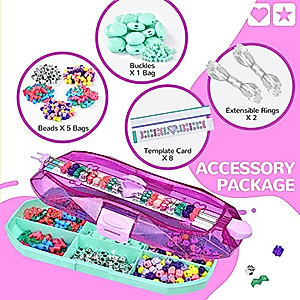 Bracelet Making Kit-BELLOCHIDDO Beads for Bracelets Making with Elastic Strings, Bracelet Making Kit for Girls with Storage Box, DIY Girls Toys for Age 3 4 5 6 7 8 9 10 Year Old Gift