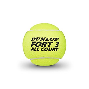 DUNLOP 601316 Tennis Balls, Unisex-Adult, Multicoloured, 1 Pack (4 Balls)