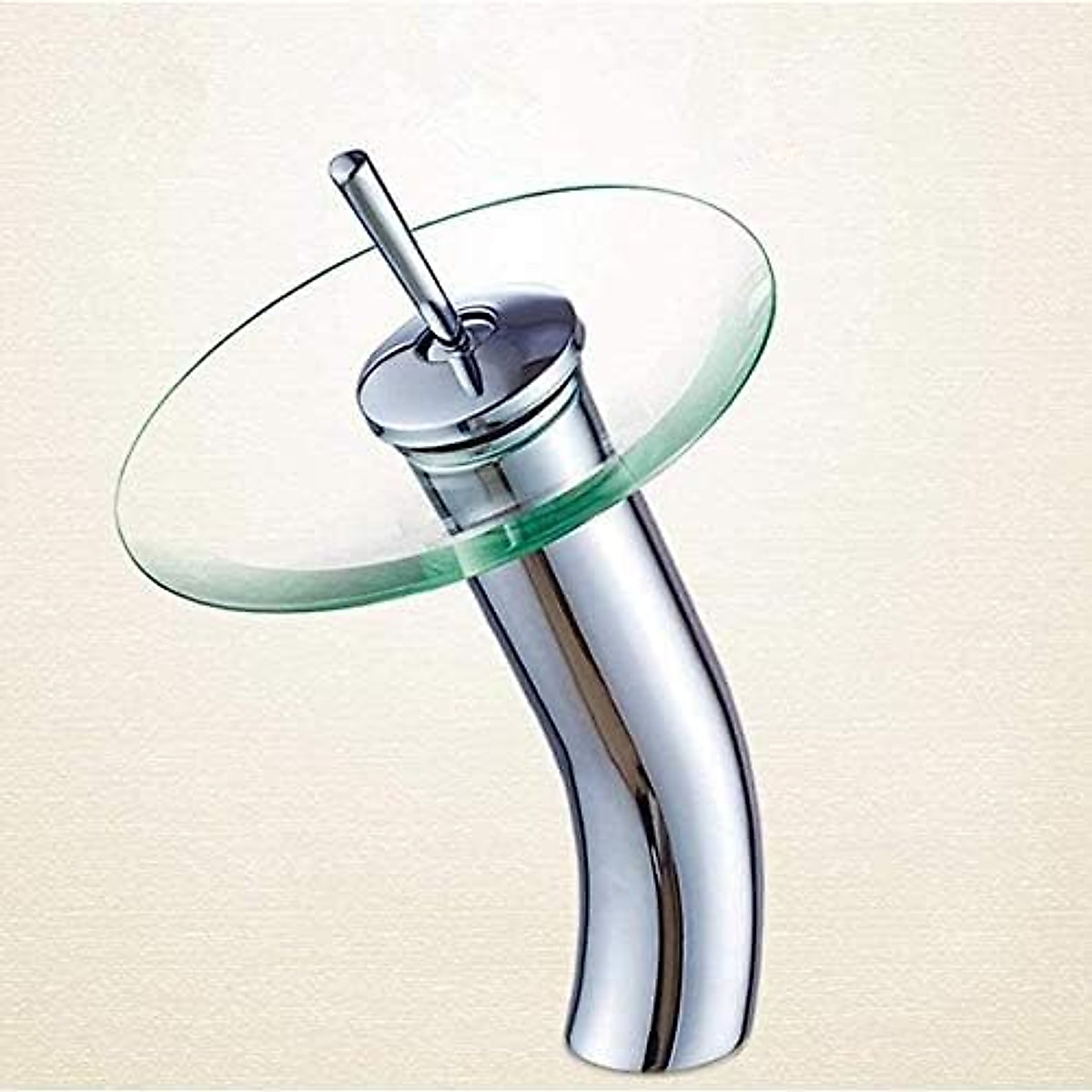 Kitchen Taps Kitchen Tap Faucet Waterfall Bathroom Faucet Single-Lever Basin Mixer Bath Chrome Faucet Brass Sink Faucet Glass Sink Faucet