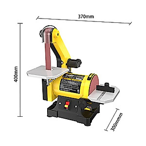 Woodskil Belt Sander, 1 in. x 30 in. Belt Sander and 5 in. Disc Sander, Disc Belt Sander for Woodworking, Bench Sander Upgraded Model