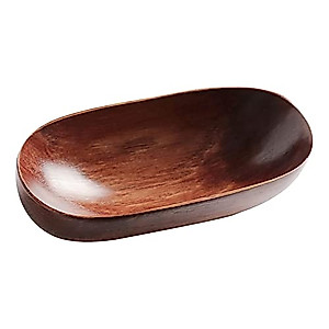 GEEKLLS Breakfast Tray Wooden Dried Fruit Dish Solid Wood Tableware Food Serving Tray Pcs Long Handle Wooden Mixing Spoon