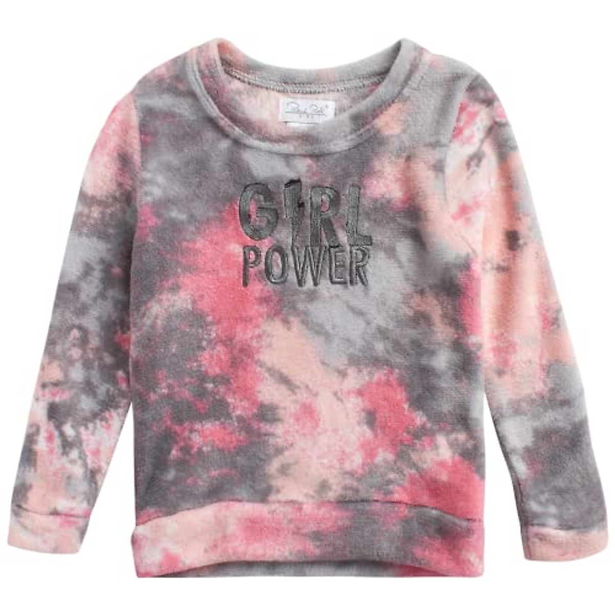 Rene Rofe Baby Girls' Pajama Set - 2 Piece Fleece Matching Sleepwear Set (Toddler), Size 2T, Girl Power