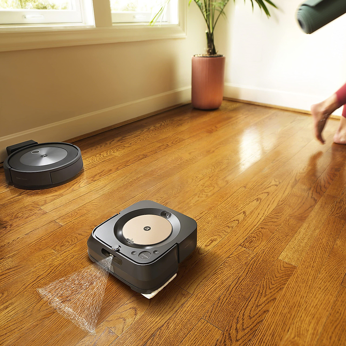 iRobot Braava jet m6 (6012) Ultimate Robot Mop- Wi-Fi Connected, Precision Jet Spray, Smart Mapping, Works with Alexa, Ideal for Multiple Rooms, Recharges and Resumes, Black