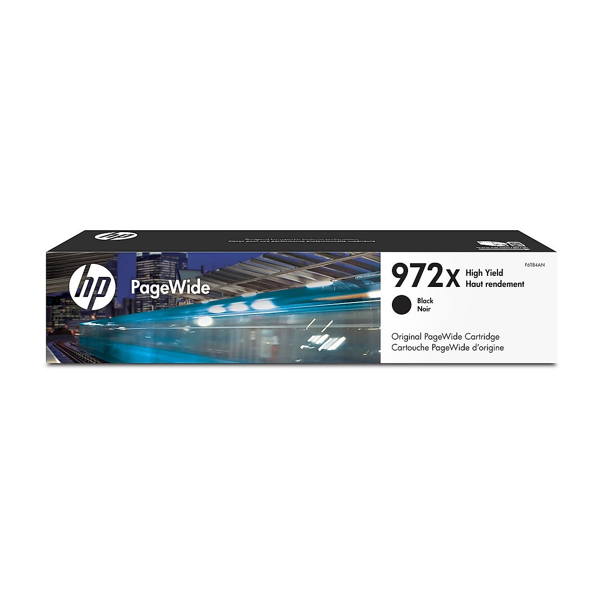 Hp Printing 972X Genuine PageWide Color and Black High Yield Toner Set (F6T84AN, L0R98AN, L0S01AN, L0S04AN)